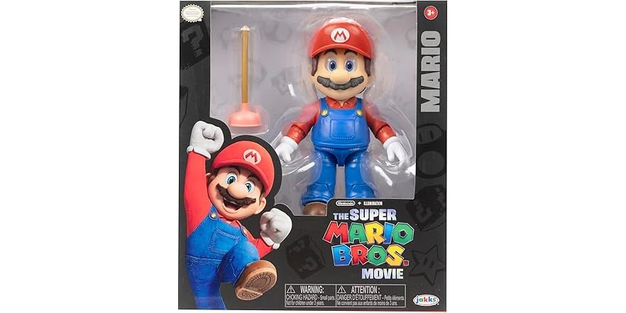 Mario Figure with Plunger Accessory