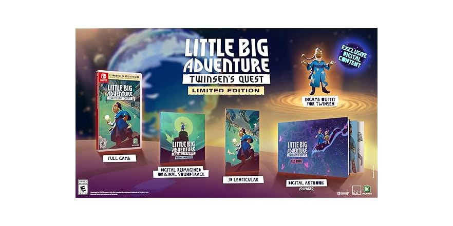 Little Big Adventure Twinsen's Quest Limited Edition