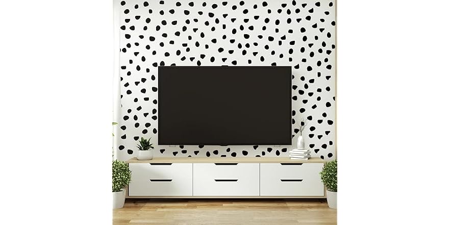 1000 Pieces Polka Dots Boho Wall Decals