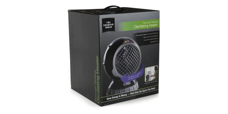 Sharper Image Desk Fan with Heater