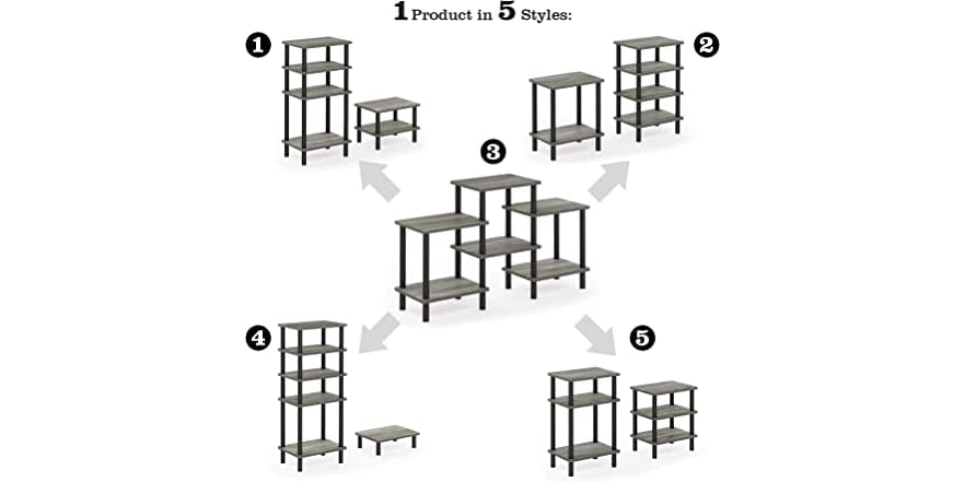 Furinno DIY Multipurpose Combination Rack