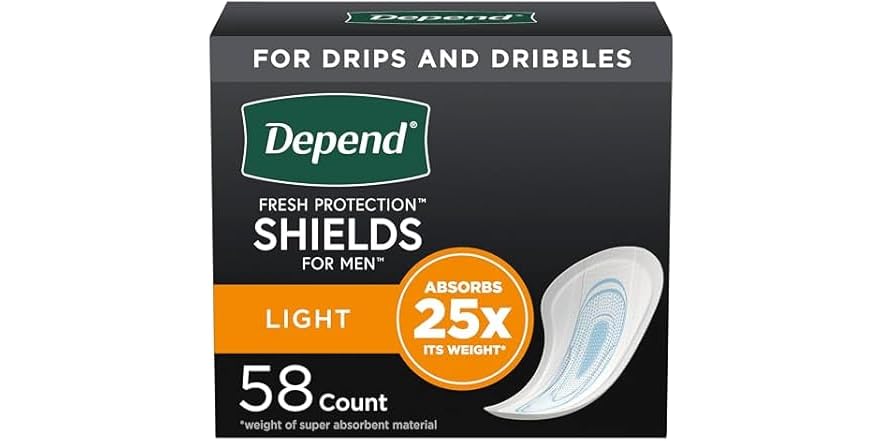 Depend Incontinence Bladder Control Shields