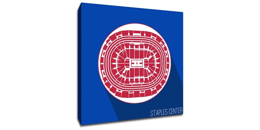 NBA 16x16 Seating Map Canvas - Pick Team