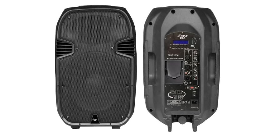 Pyle 15" 1400W Powered 2-Way Full Range PA Speaker