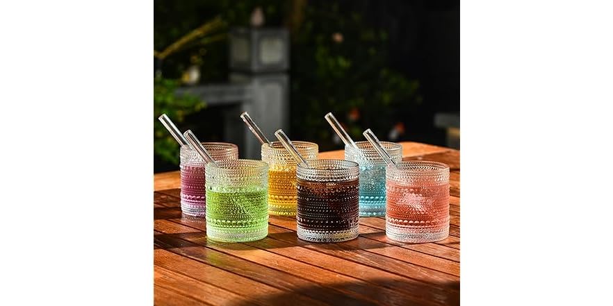 Pack of 24 Short Glass Straws with Brush