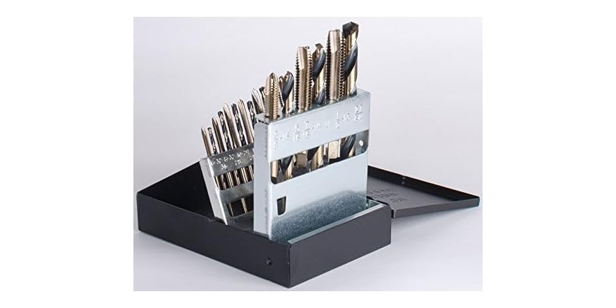 Viking Tool 57580 Spiral Pt 18pc Tap/Drill Set
