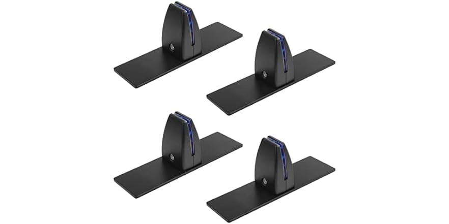 4 Pack T Shaped Desk Partition Clamps