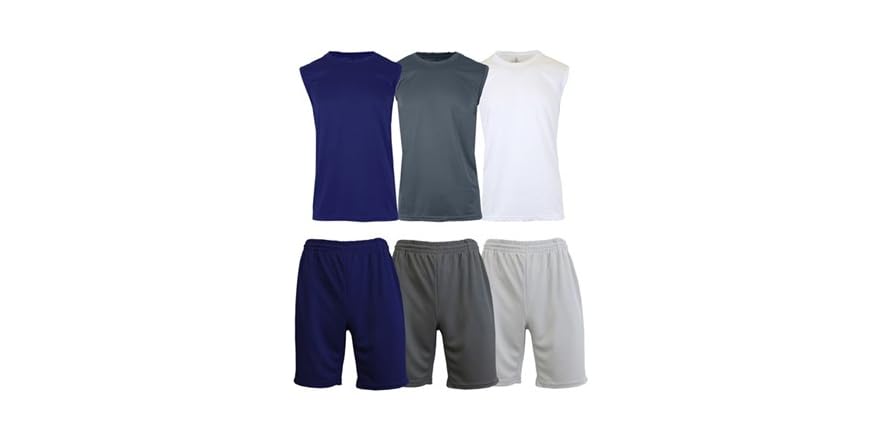 3 Pk Men's Short Sets