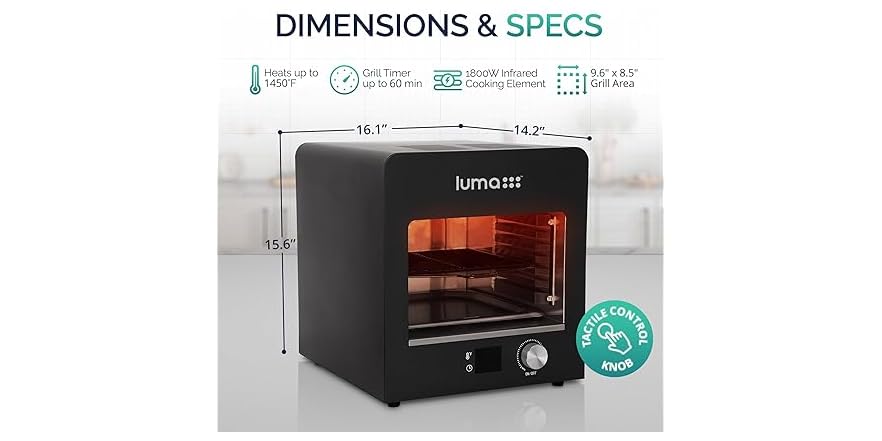 Luma® by Newair Electric Grill for Steaks (Open Box)