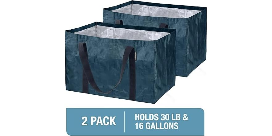 CleverMade 2PK Storage Bags/Totes - 76L