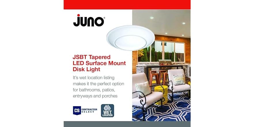 Juno Slim Tapered Downlight, 6-Inch, White