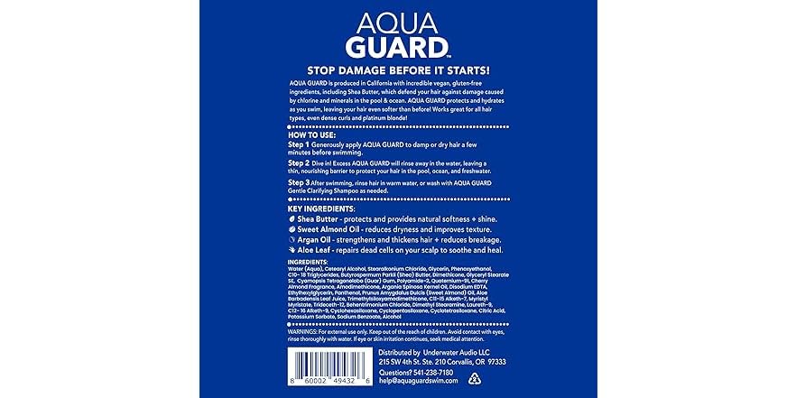 AQUA GUARD Pre-Swim Hair Defense