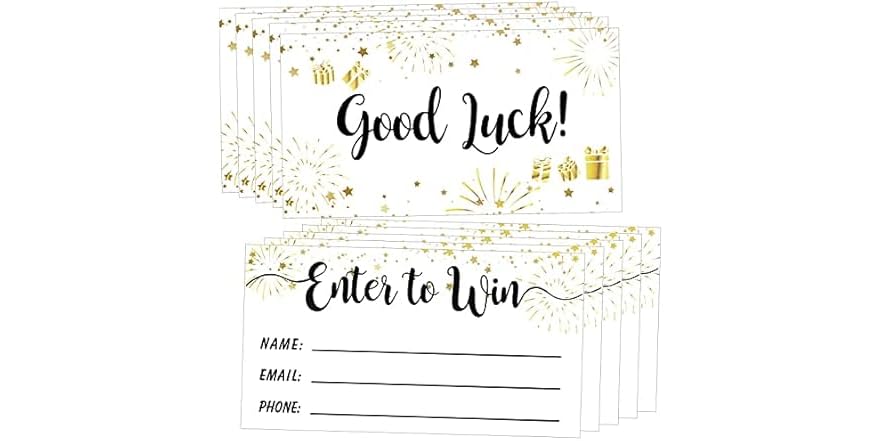 600 Pcs Enter to Win Raffle Tickets