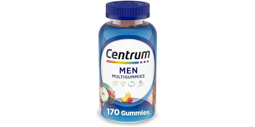 Centrum MultiGummies Gummy Multivitamin for Men, 3 Pack