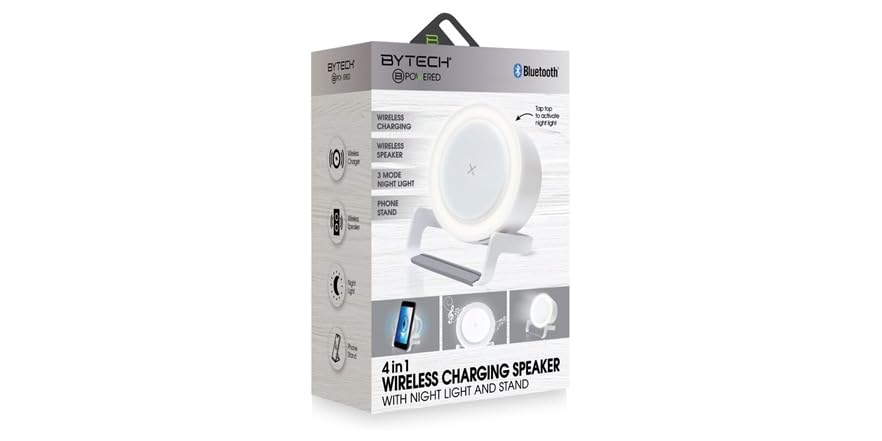 Bytech 4 in 1 Wireless Charging Speaker