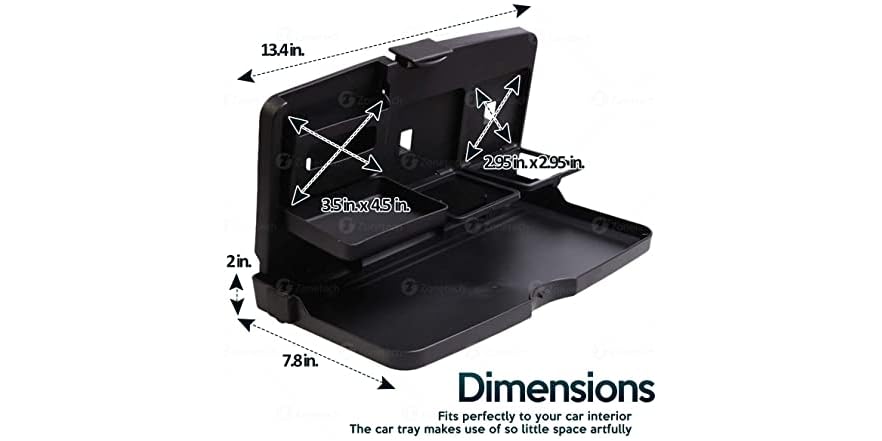 Portable Foldable Car Backseat Tray Desk