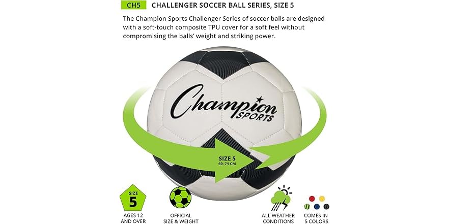 Champion Challenger Soccer Ball Size 5