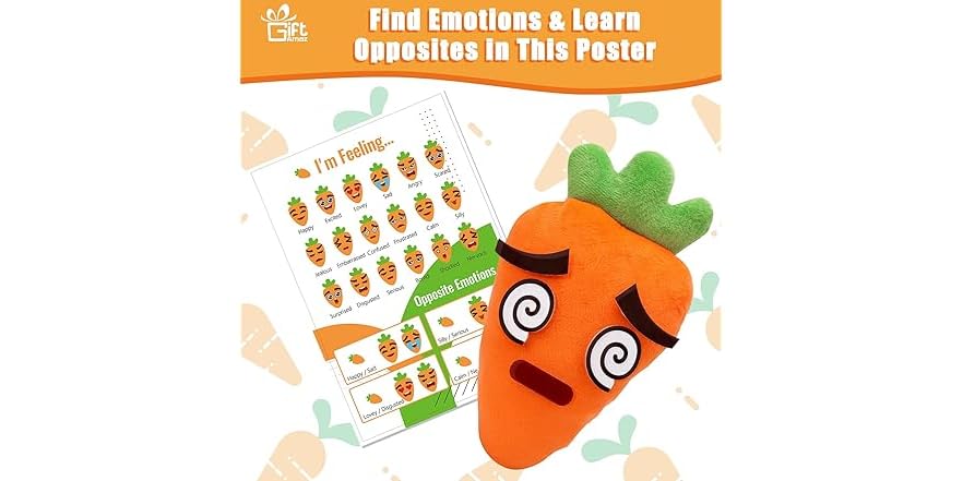 Social Emotional Carrot Learning Toys