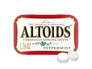 ALTOIDS Classic Peppermint Breath Mints, 1.76 oz Tin