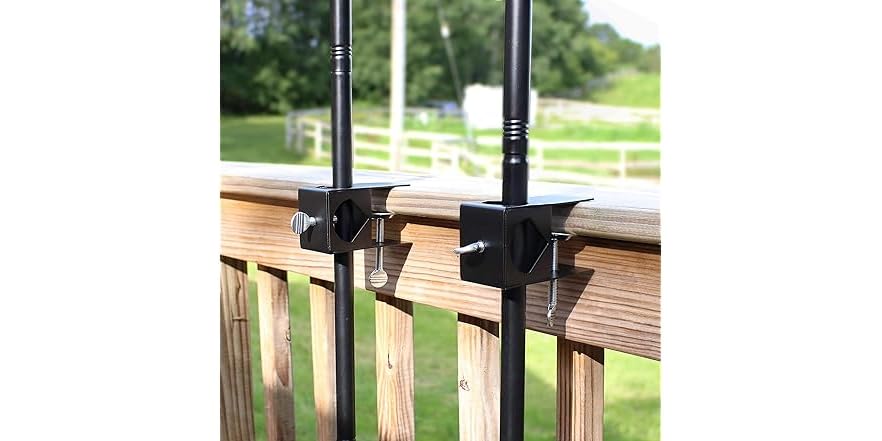 Sunnydaze Deck Clamp for Outdoor Torches - Set of 2