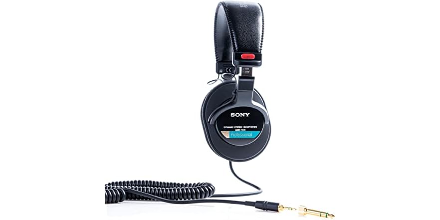 (NEW) Sony MDR7506 Wired Professional Stereo Headphones
