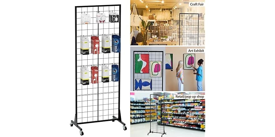 Urban Deco Gridwall Panel Display Stand