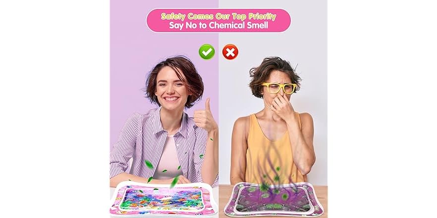 Tummy Time Baby Water Play Mat 2 Pack