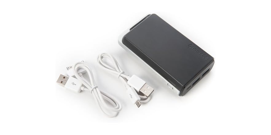 Powa 10,000 mAh Mobile Power Bank -Black