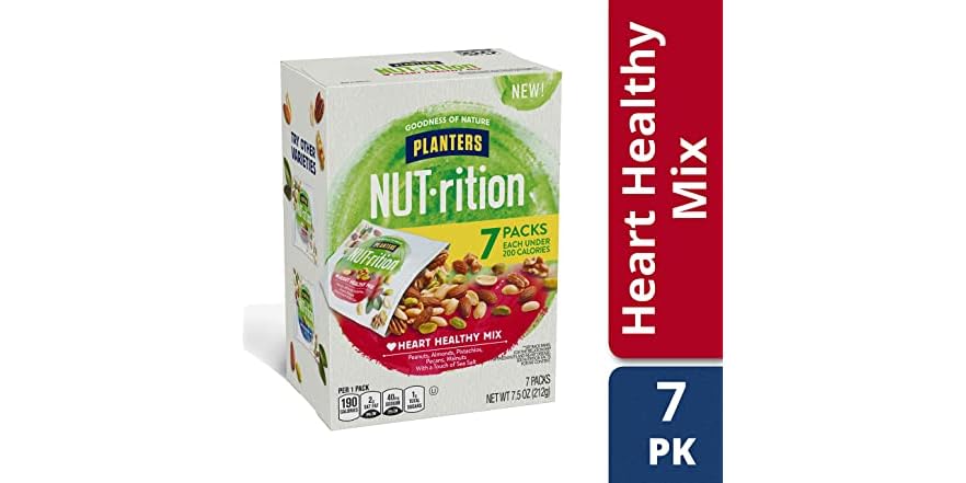 PLANTERS Heart Healthy Mix, 7.5 oz Box