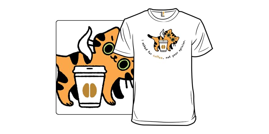 Offended Cat with Coffee