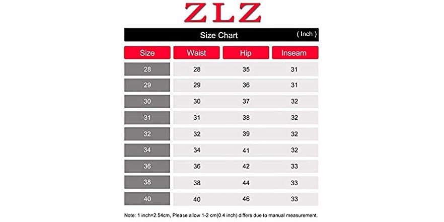 ZLZ Slim Fit Jeans for Men