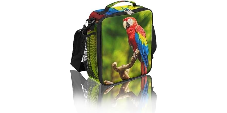Tropical Bird Parrot Kids Lunch Box