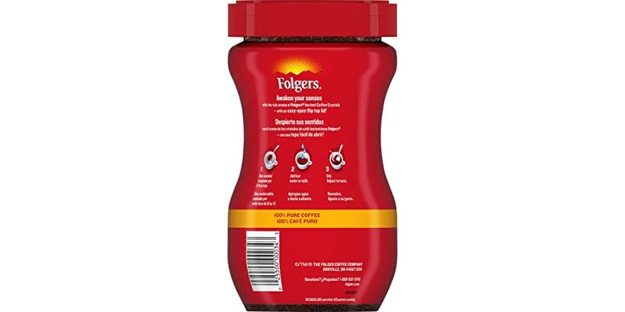Folgers Instant Coffee 8oz