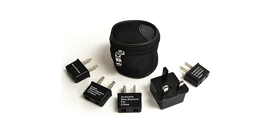 Ceptics Travel Plug Adapter 5 Piece Set