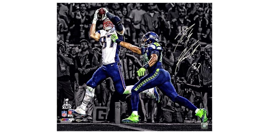 Rob Gronkowski Signed SB 49 20x24 Photo