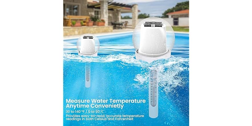 Pyle Floating Pool Thermometer