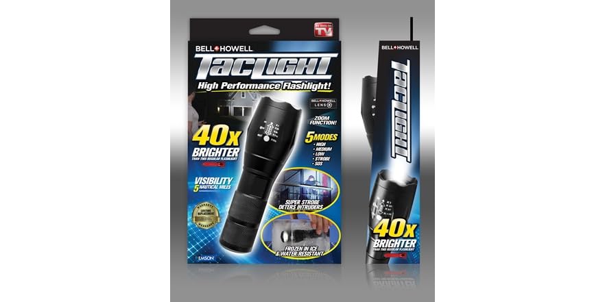 Bell+Howell Taclight Tactical Flashlight