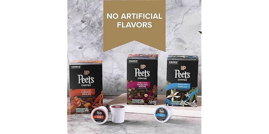 (60ct) Peet’s Coffee K-Cups Flavored Variety Pack