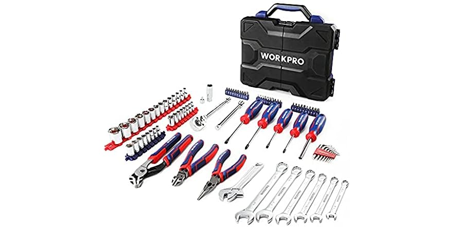 WORKPRO 87-piece Mechanics Tool Set