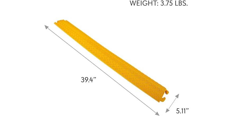 Pyle Durable Cable Protection Ramp Cover