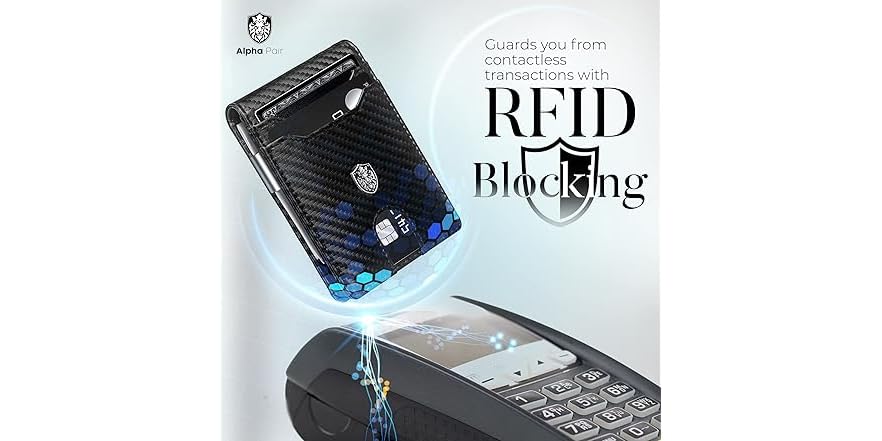 Slim Wallet RFID 12 Credit Card Holder