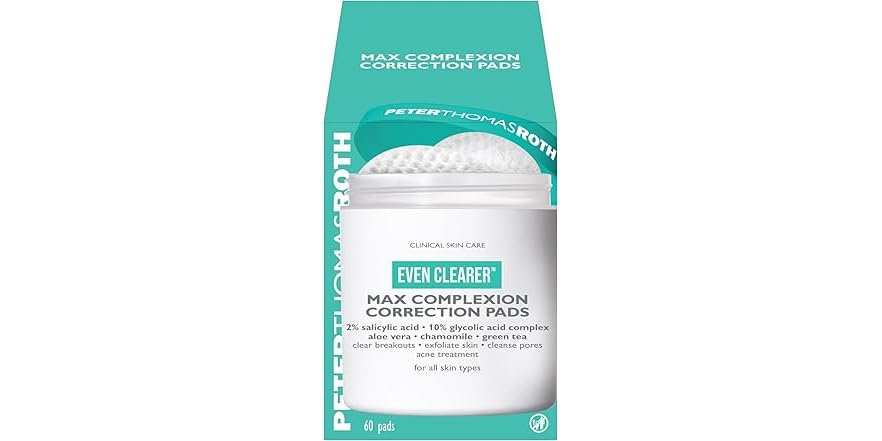 Peter Thomas Roth Goodbye Acne Max Complexion Correction Pads, 60 Pads