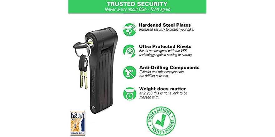 FOLDYLOCK Compact Bike Lock