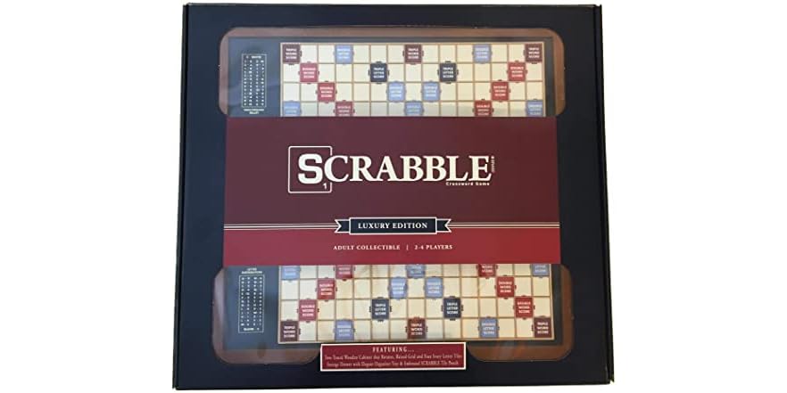 Scrabble Luxury Edition Board Game