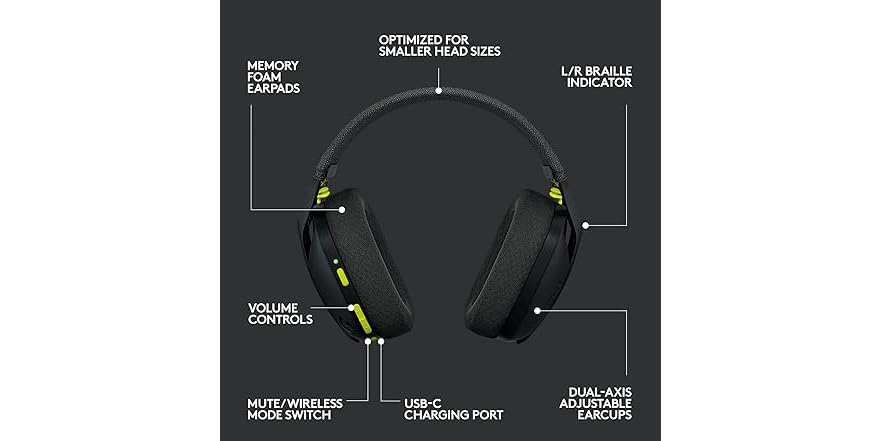 Logitech G435 LIGHTSPEED Gaming Headset