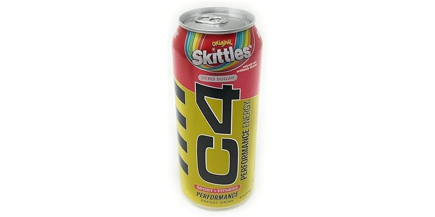 C4 Skittles Energy Drink 16oz
