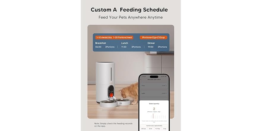 WOPET Automatic Pet Feeder