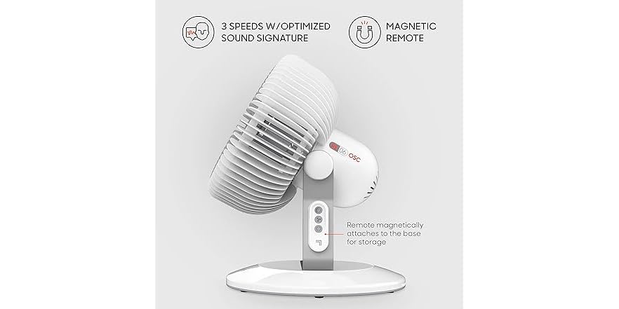 Sharper Image Oscillating Room Fan