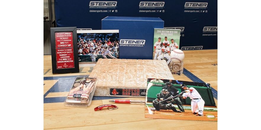 Boston Red Sox Ultimate Fan Gift Box with Game Used Base