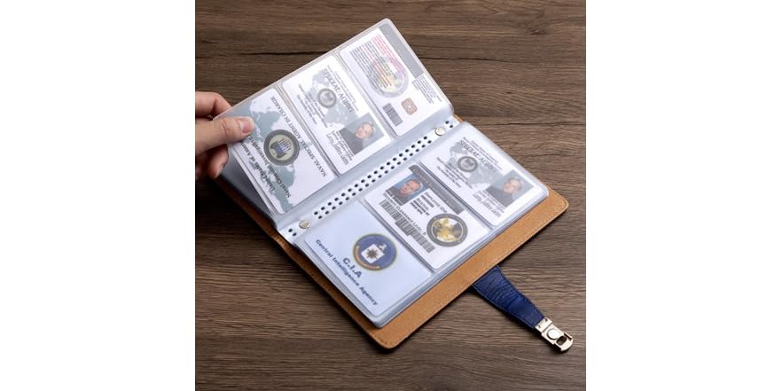 Portable Business Card Book Holder, 2 Pack